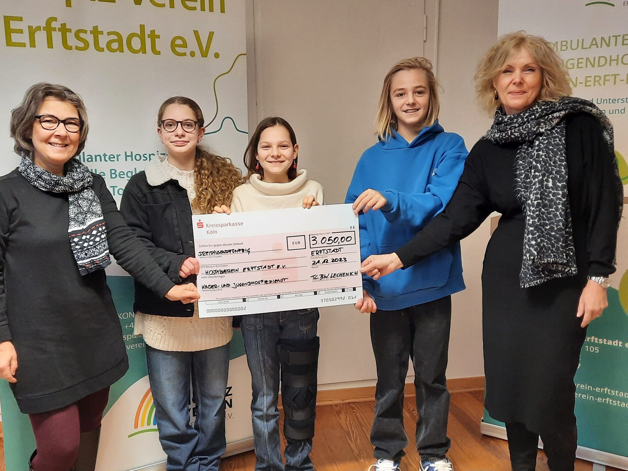 TC Blau-Weiß Lechenich: Wertvolle Spendenplätzchen - Rhein-Erft