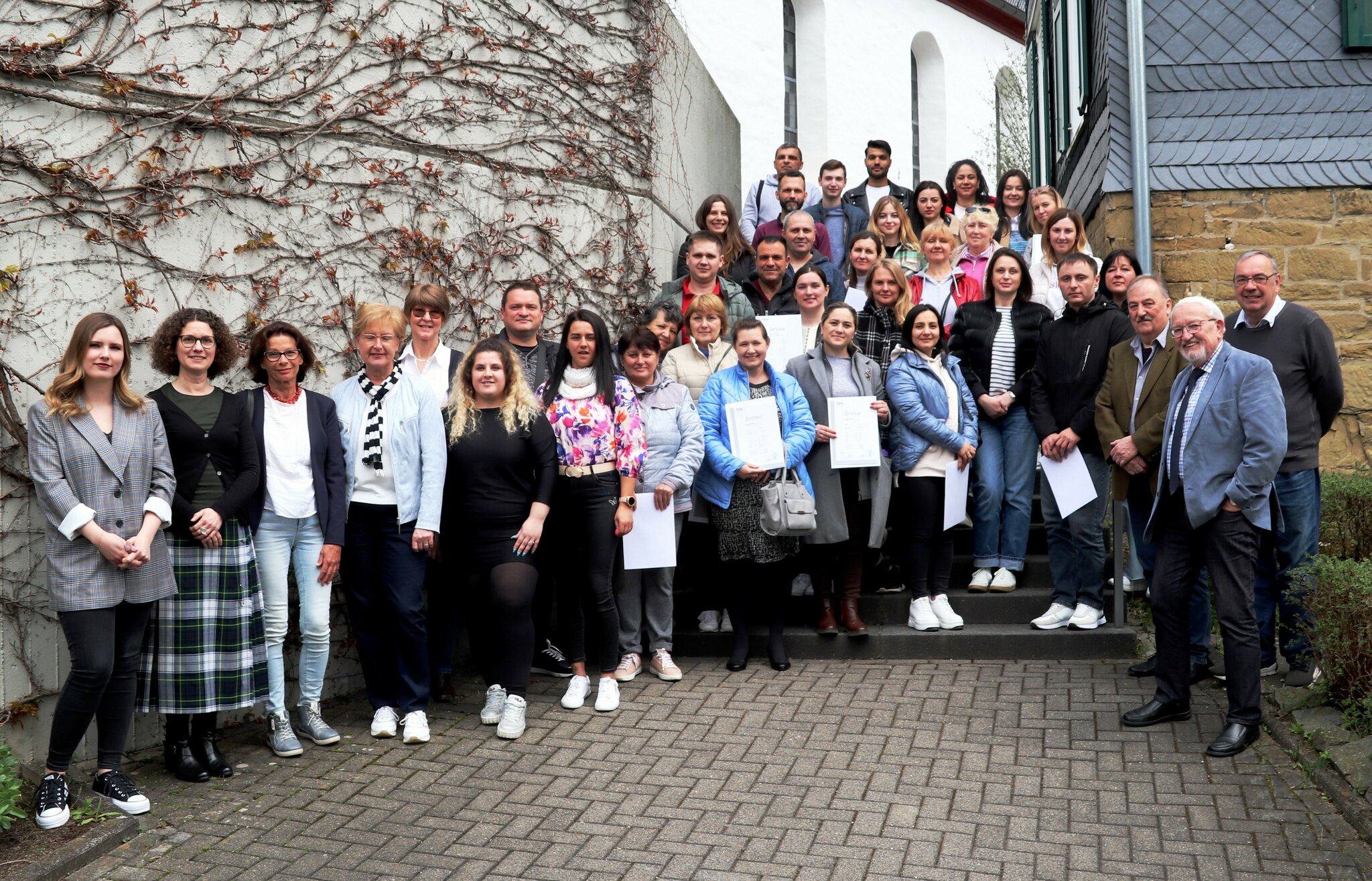 Sprachausbildung abgeschlossen: Zertifikate übergeben - Ruppichteroth