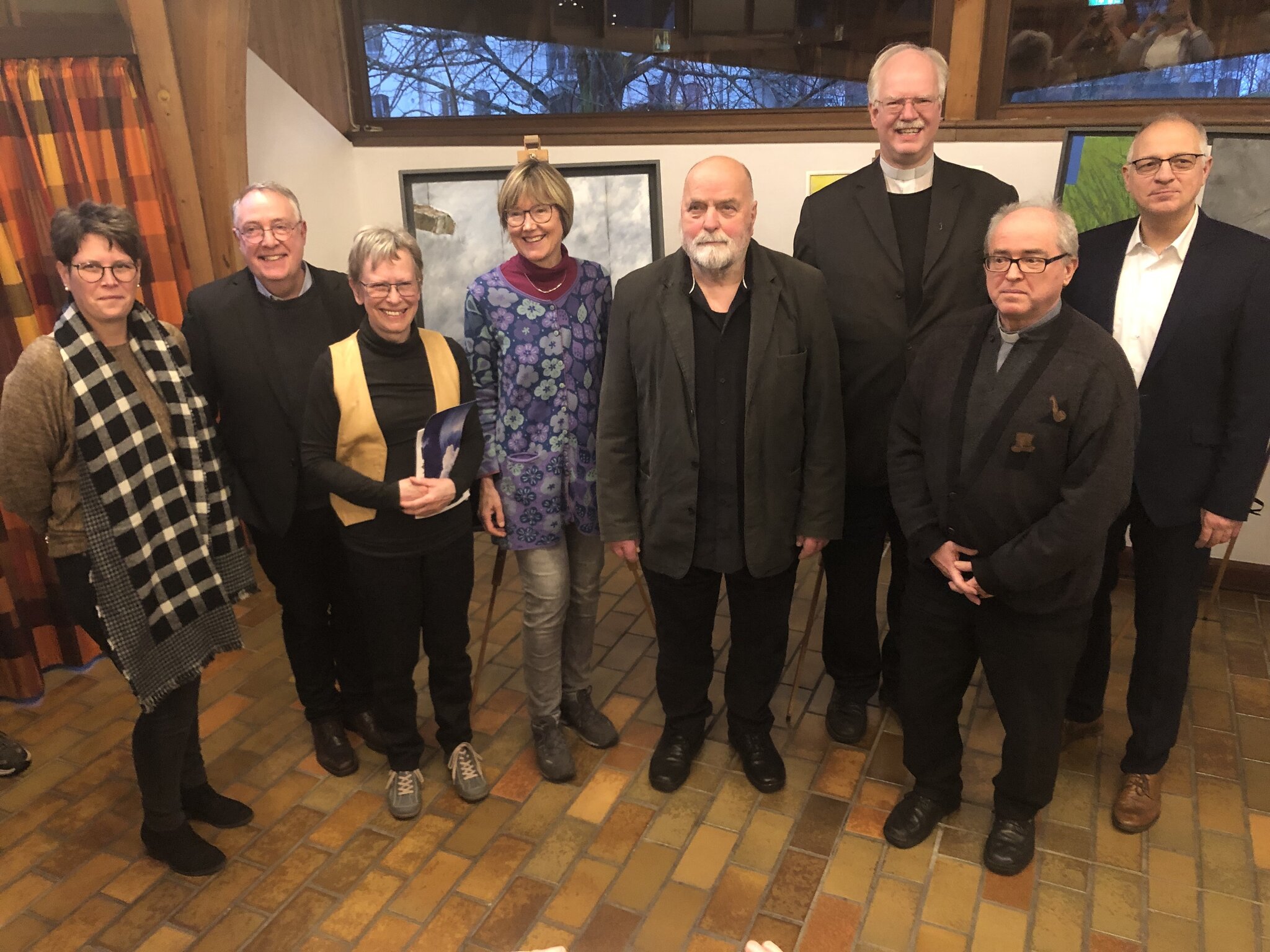 Neujahrsempfang: Künstler Appold beim ökumenischen Empfang - Engelskirchen