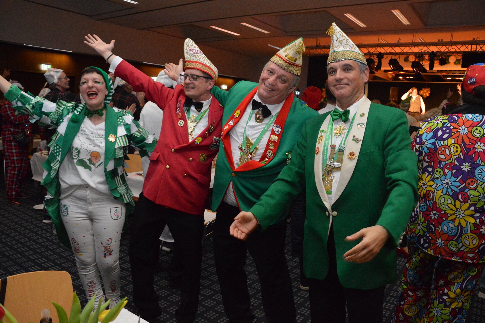 Gelungene Jubiläumssitzung: KG Grün-Weiß Schlebusch feiert ihren „Draum ...