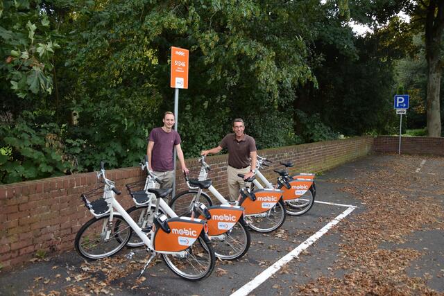 Station am Schulzentrum: Vierte Station für Mieträder in Bedburg - Bedburg