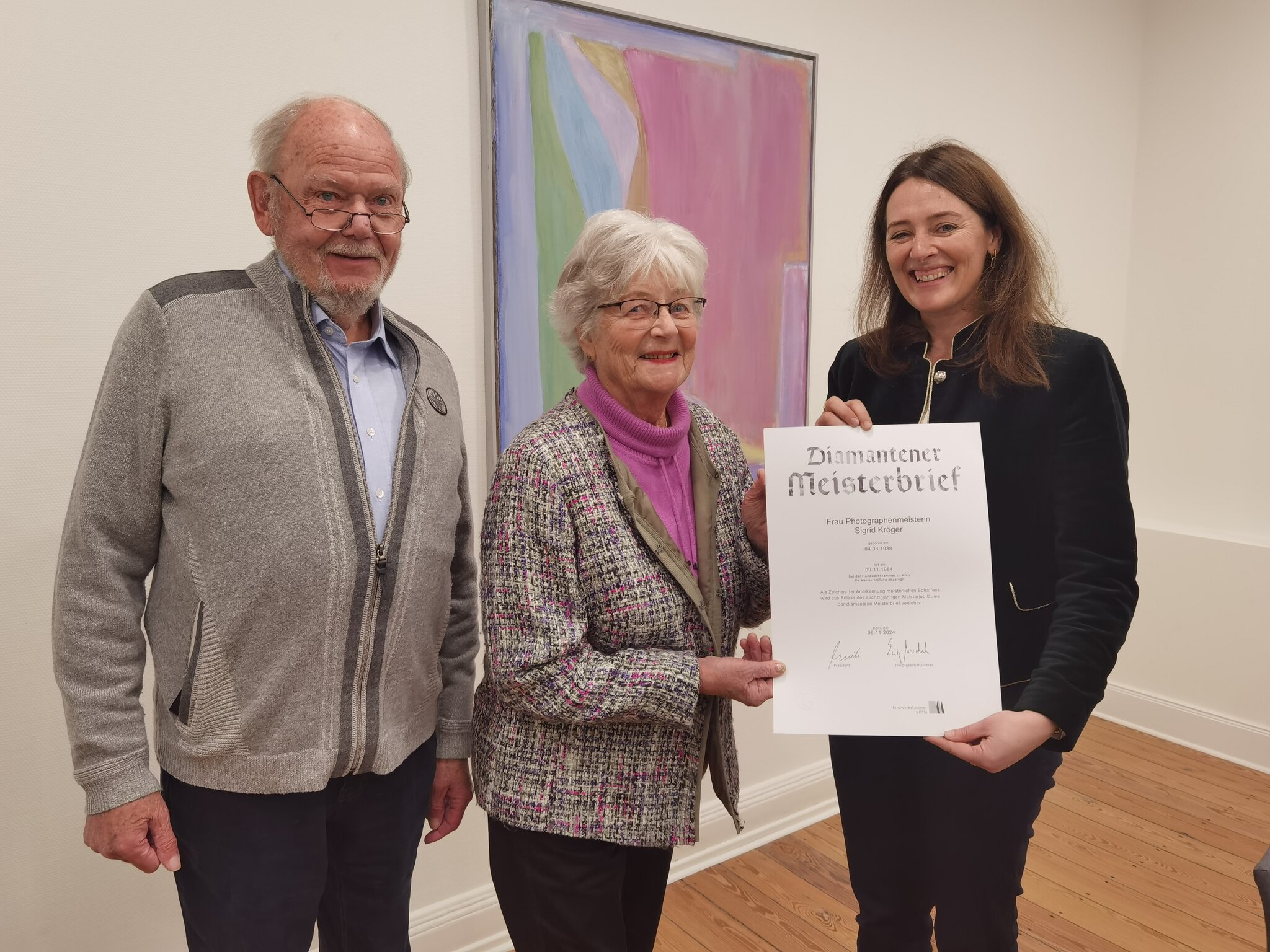 Diamantener Meisterbrief: Ein Leben voller Leidenschaft - Waldbröl