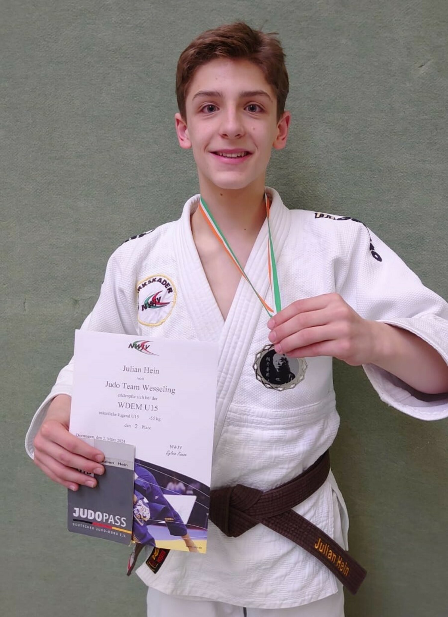 Judo: Hein neuer und alter Westdeutscher Vize-Meister - Wesseling