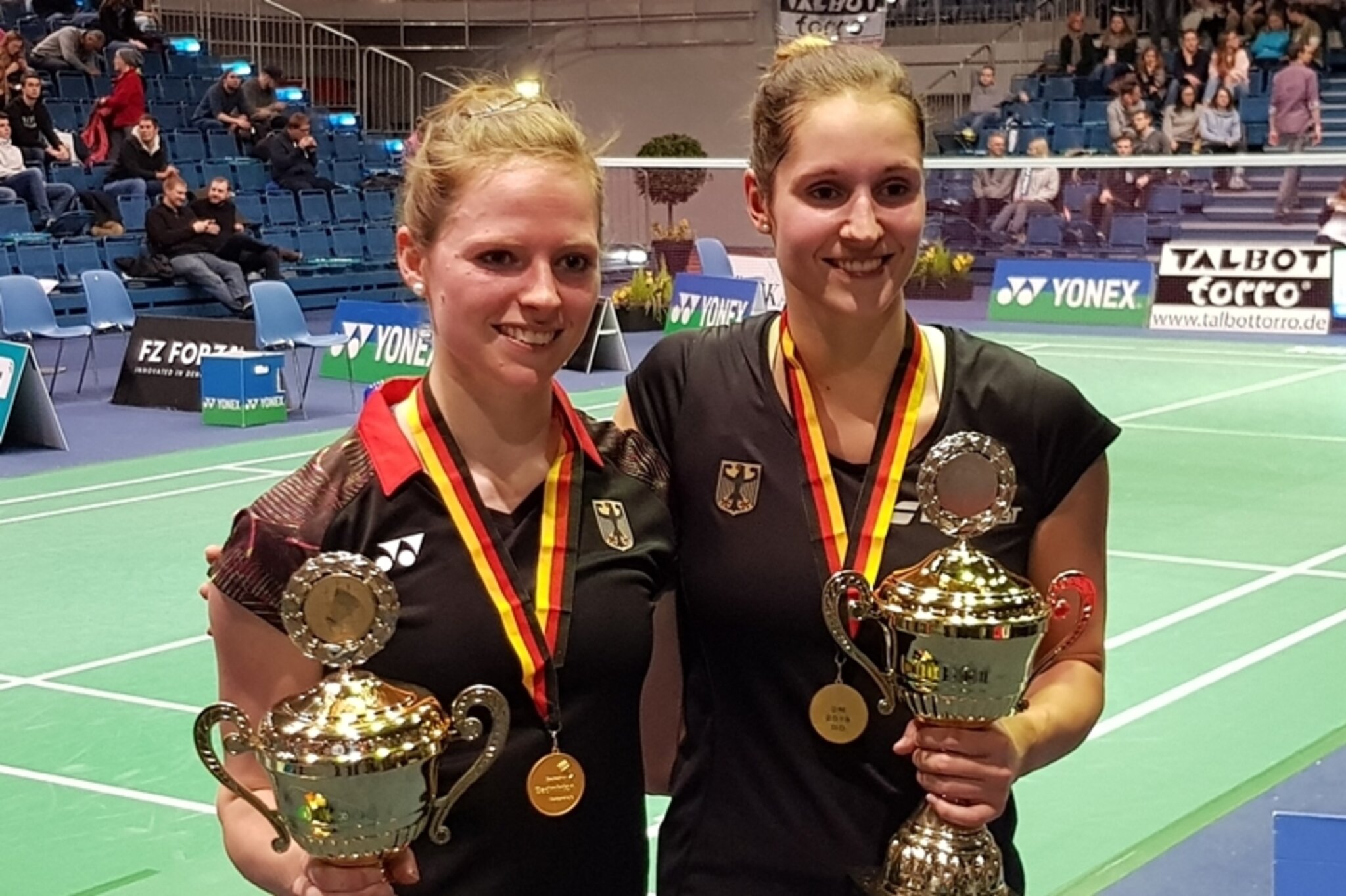 Zum vierten Mal: Meisterin im Damendoppel