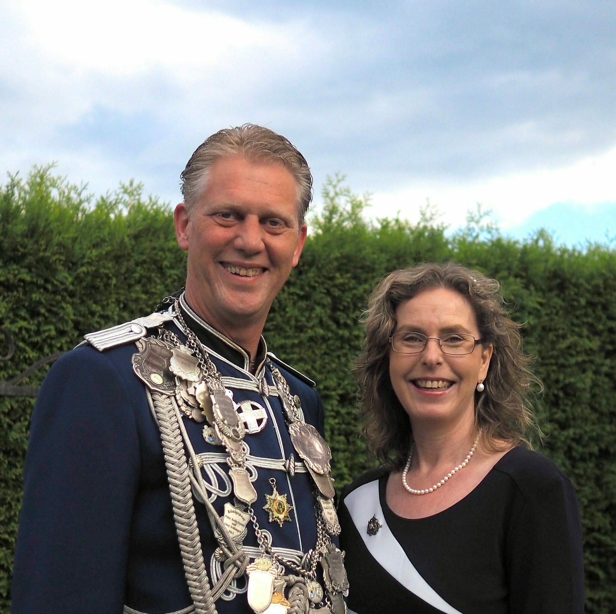 Seit 40 Jahren aktiver Schütze: Michael Hackbarth schoss den Vogel ab ...