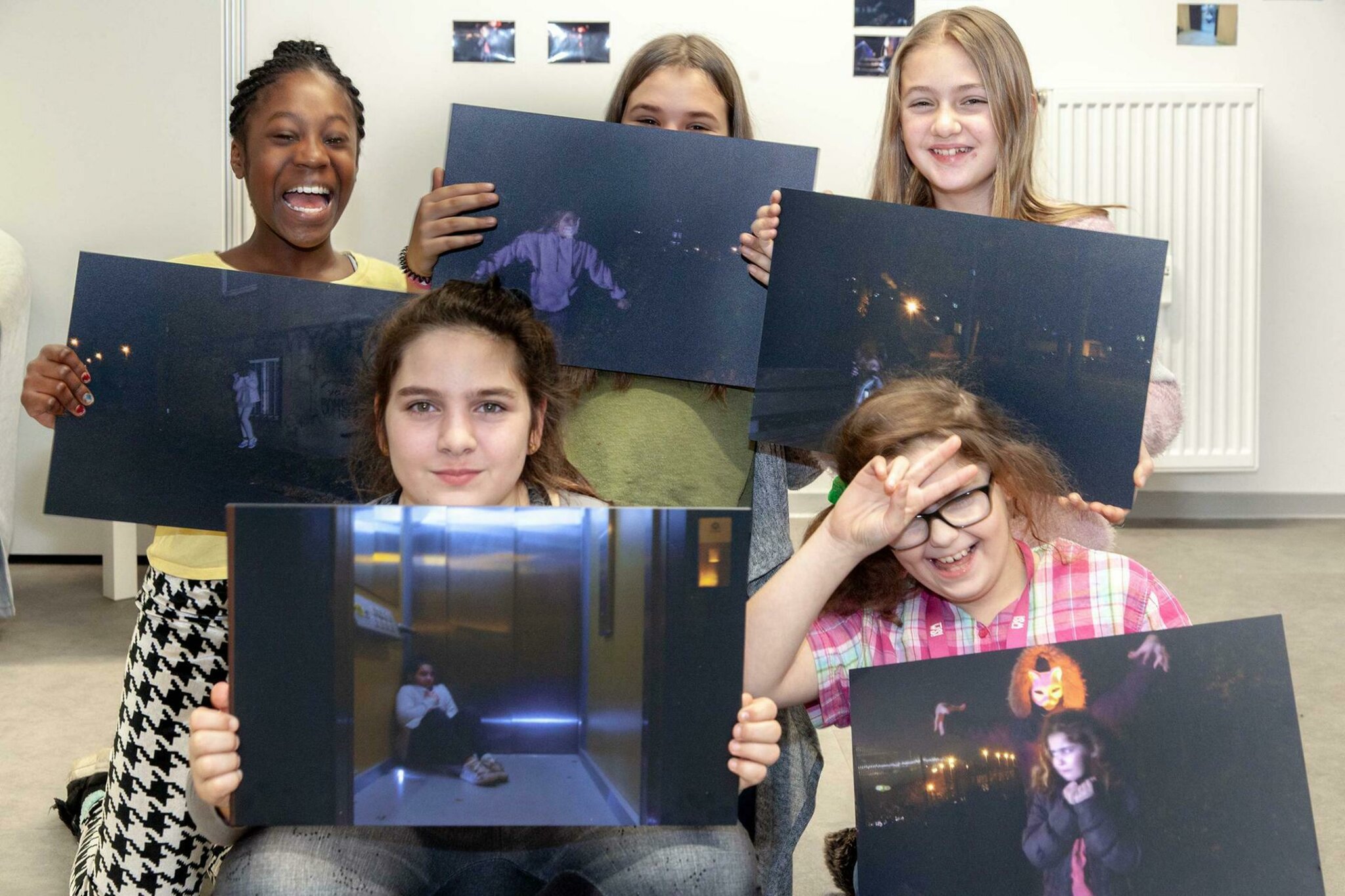 Kalker Mädchen stellen Angst in Lichtbildern dar: Angst macht Kunst - Kalk