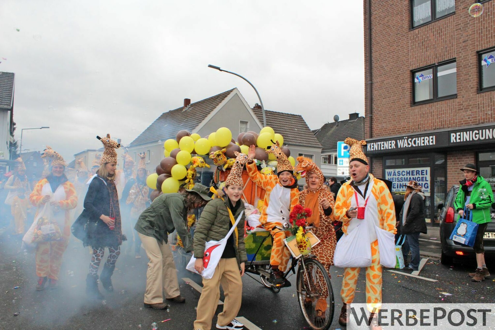 Karnevalszug Bergheim 2019: In Bergheim sind nicht nur die Giraffen los ...