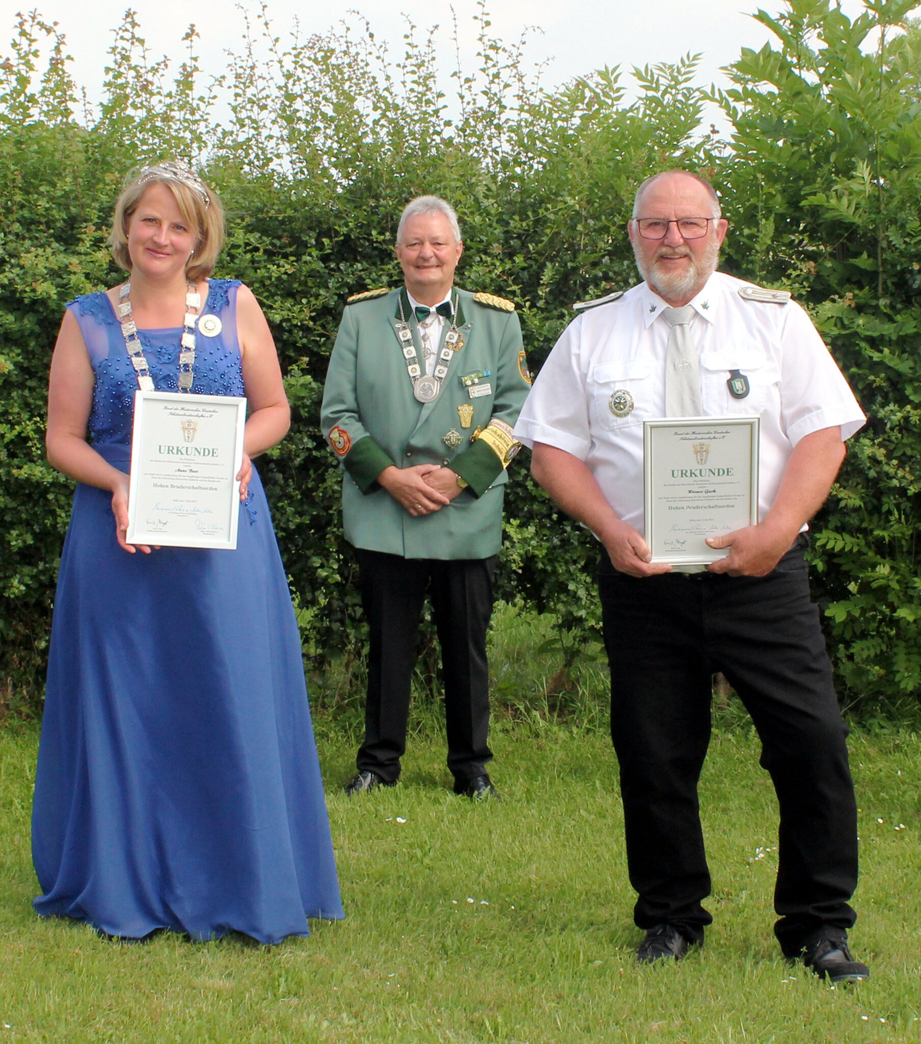 Ehrung für Schützen: Hoher Orden für Anne Beer und Werner Gurk - Meckenheim