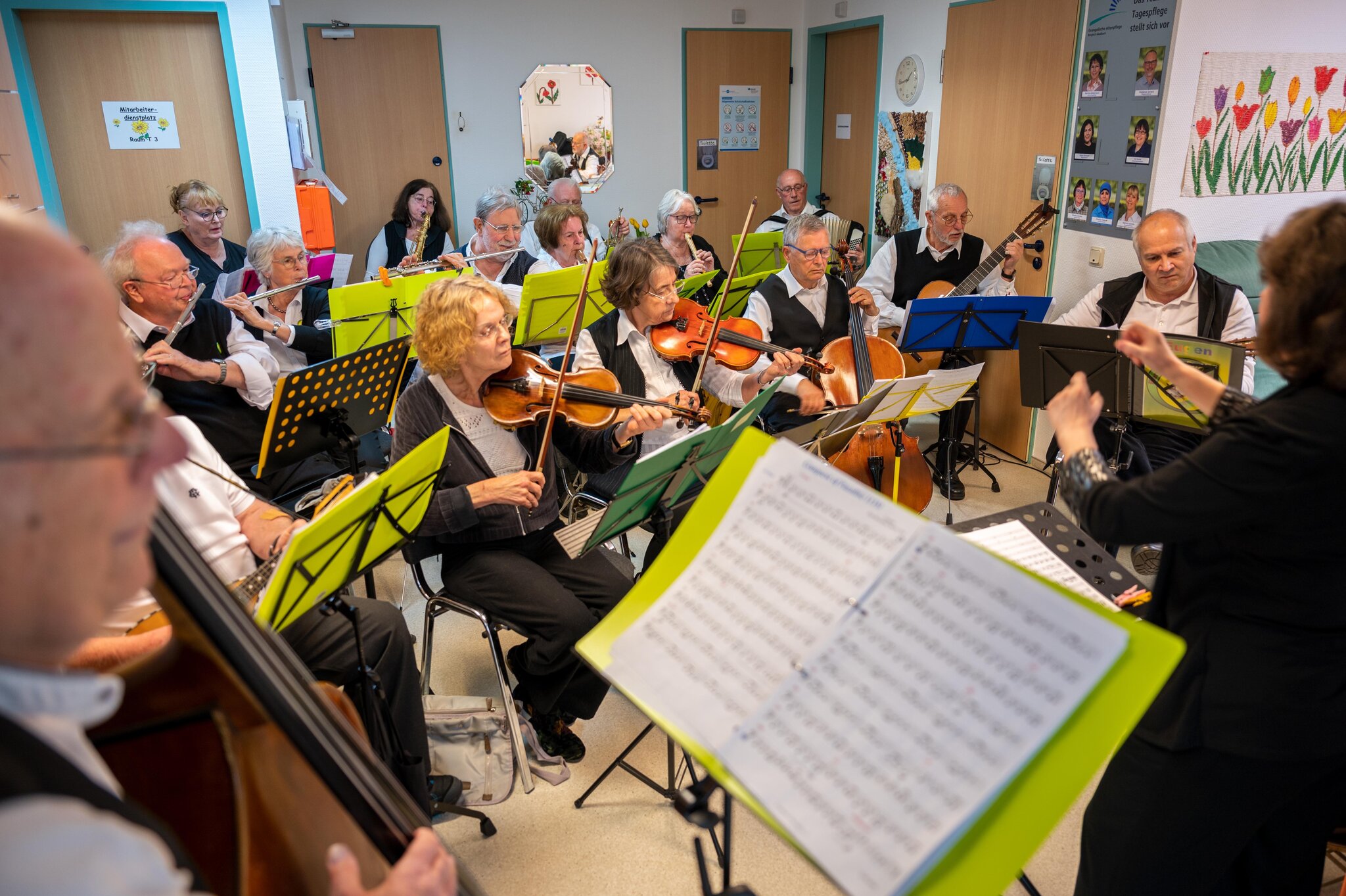 Evangelische Altenpflege und Hospiz am EVK: Orchester spielte auf dem ...
