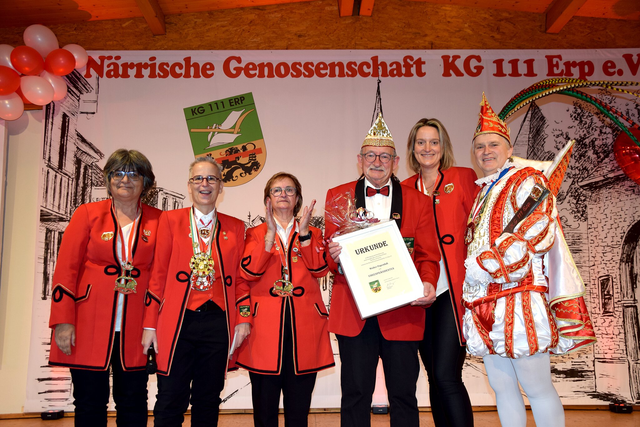 125 Jahre KG 111 Erp: Historie, Ehren-Präsidenten und jede Menge ...