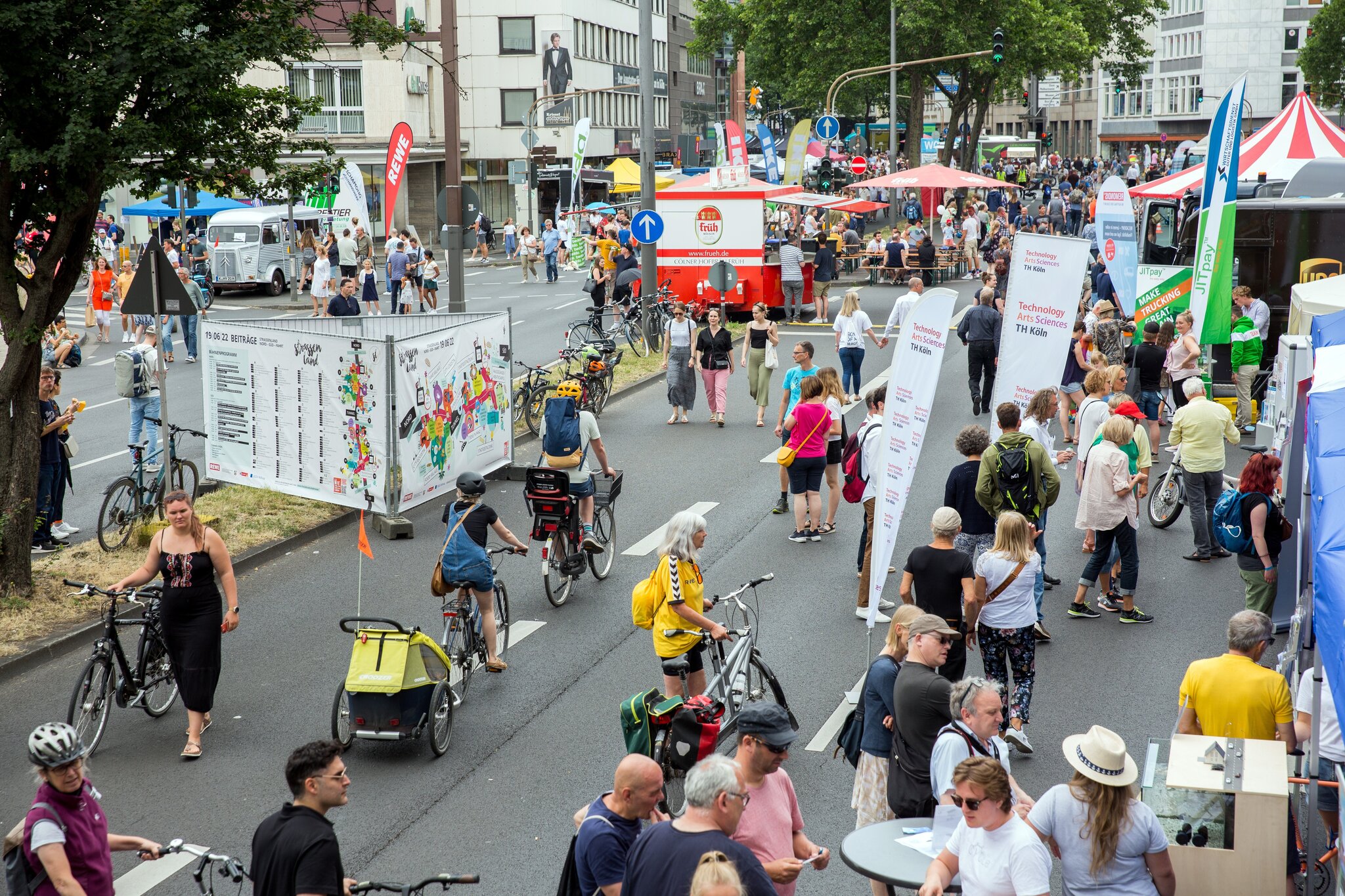 Am 2. Juni von 10 bis 19 Uhr: Straßenfest "Strassenland" auf der Nord-Süd-Fahrt - Köln