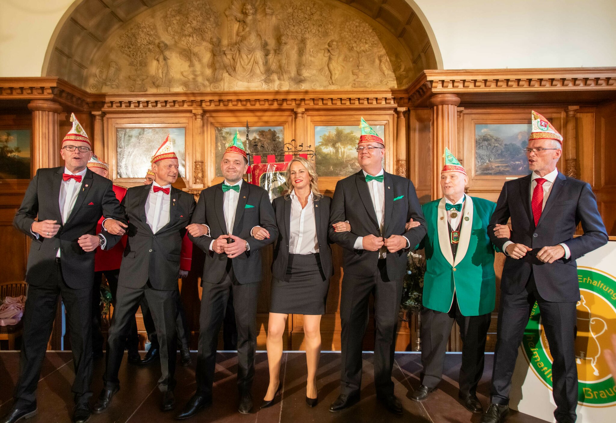 Prinz Christian I., Jungfrau Steffi, Bauer Michael: Ersten Auftritt gemeistert - Bergisch Gladbach